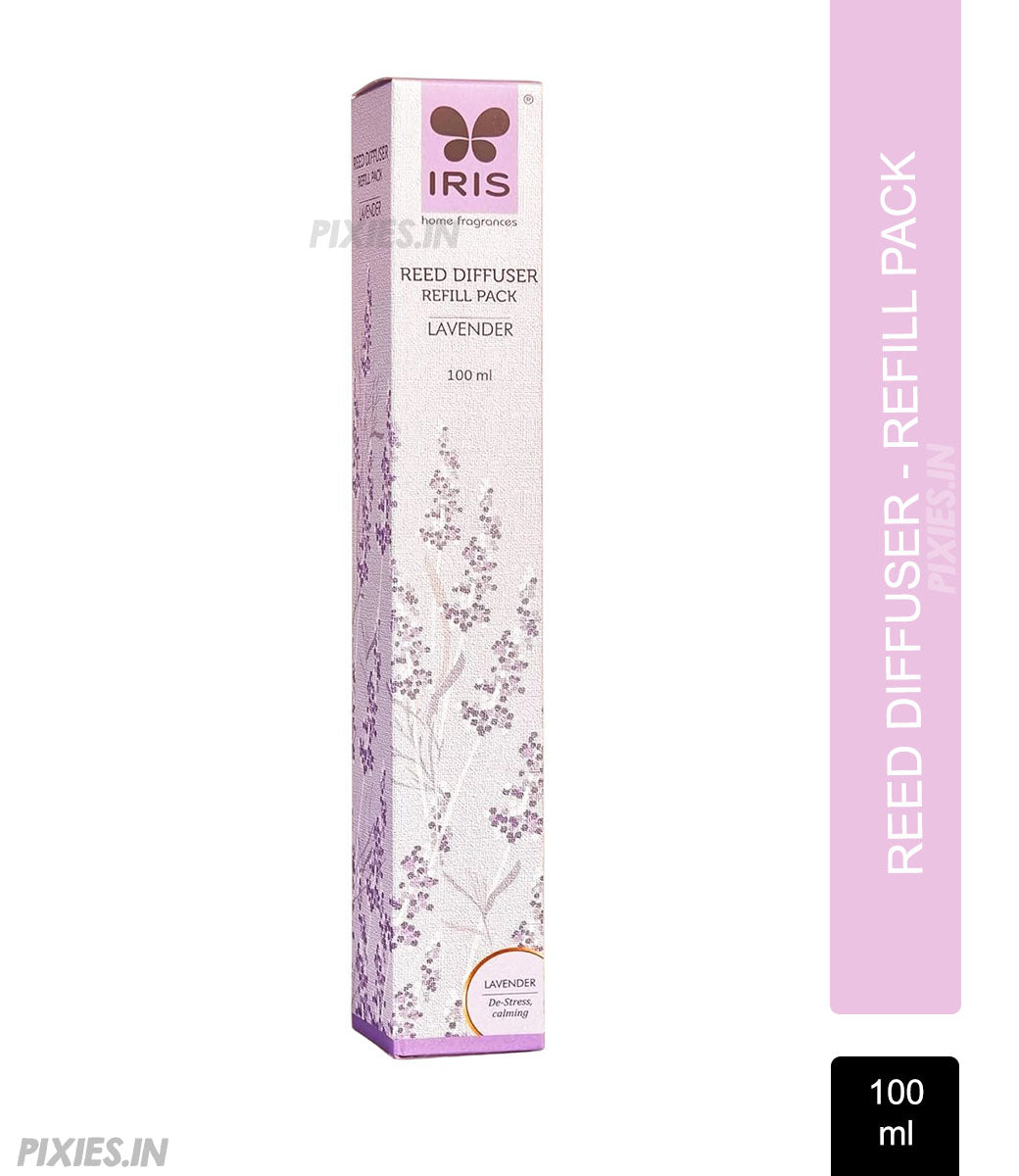 Iris Reed Diffuser Refill Pack - Lavender (100ml) – Pixies.in