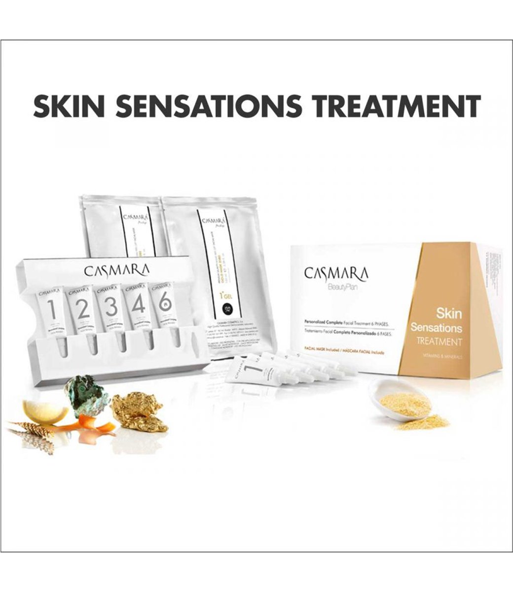 Buy Casmara Skin Sensation Treatment Kit 6 Phases (1 Box - 2 Treatment) Online in India – Pixies.in