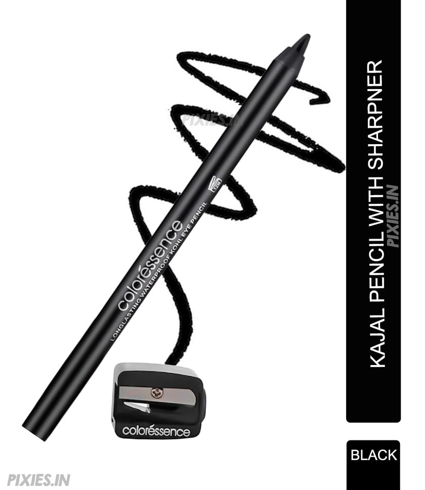 Coloressence HD Kohl Charisma Kajal Pencil - Black (1.2gm) – Pixies.in