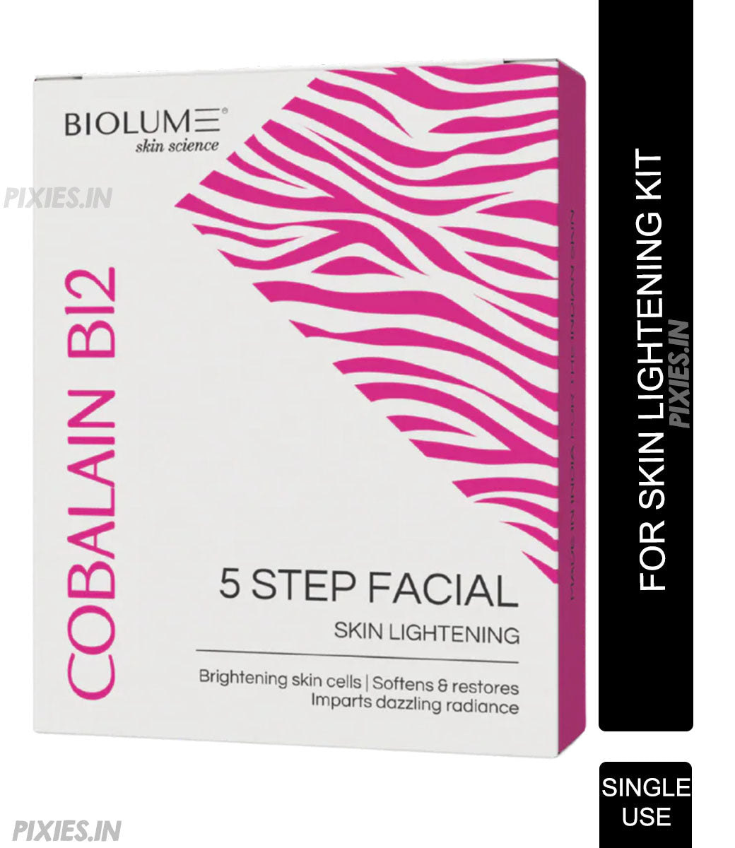 Biolume Cobalain B12 5 Step Facial Skin Lightening Facial Kit (Single ...