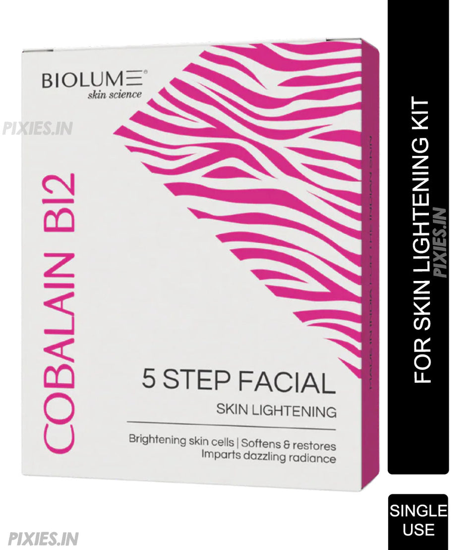 Biolume Cobalain B12 5 Step Facial Skin Lightening Facial Kit (Single – Pixies.in