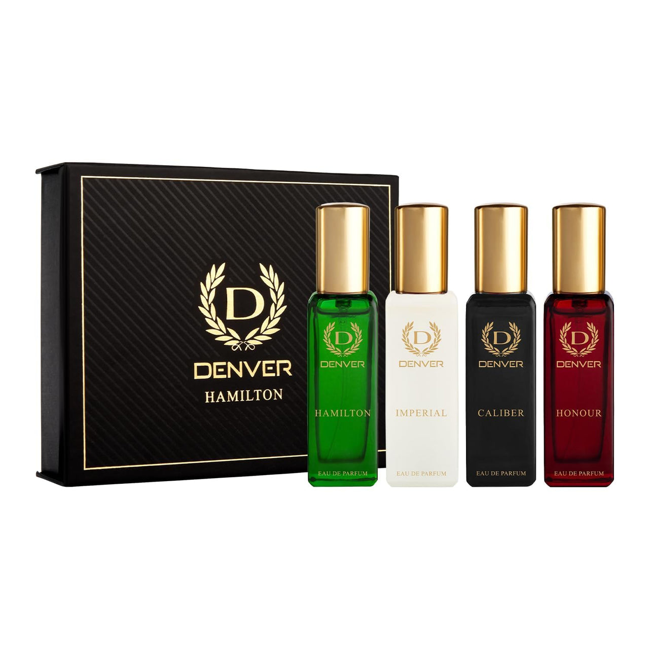 Denver Hamilton Luxury Perfume Gift Set Exclusive Collection (20ml x 4 ...