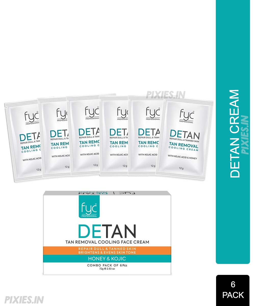 Fyc Professional DeTan Tan Removal Cooling Face Cream - Honey & Ko ...