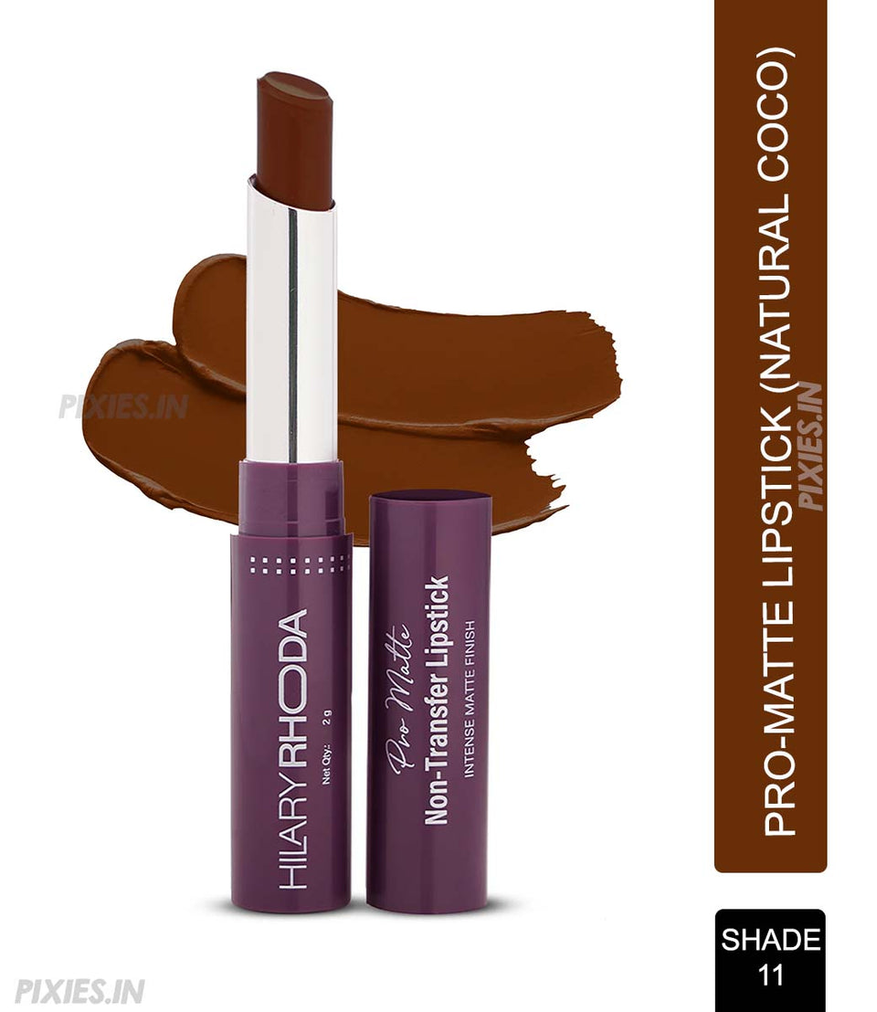 Buy Hilary Rhoda Pro Matte Non-Transfer Lipstick (2gm) Online at Pixies.in
