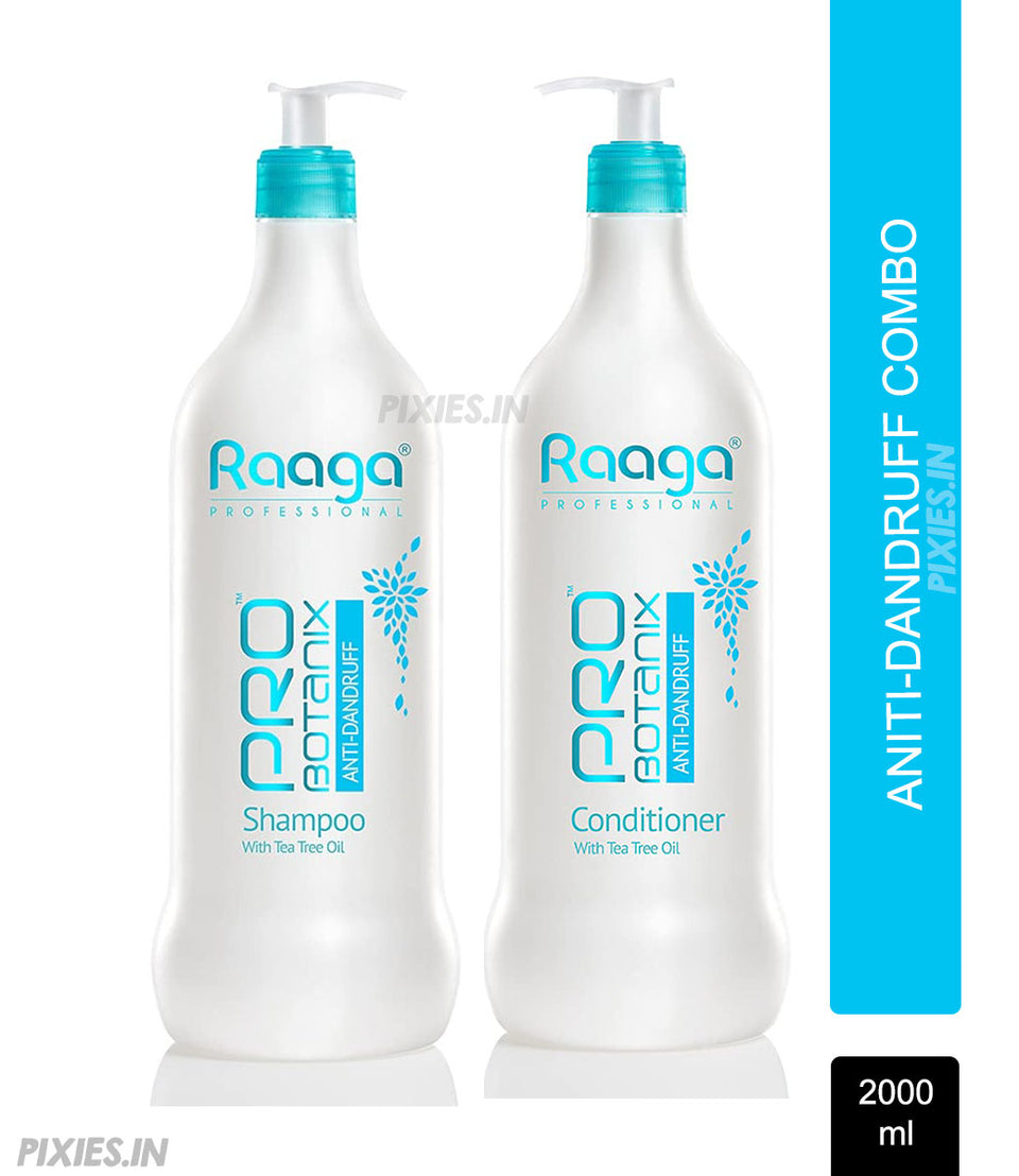 Raaga Professional PRO Botanix Anti-Dandruff Shampoo & Conditioner wit ...