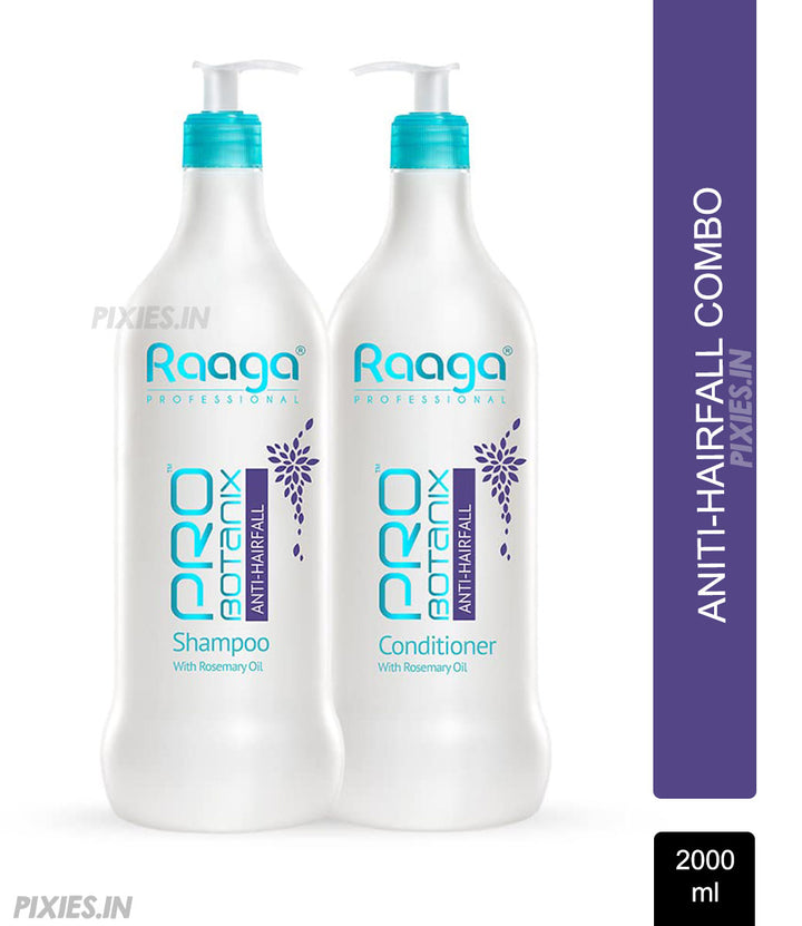 Raaga Professional PRO Botanix Anti-Hairfall Shampoo & Conditioner Wit ...