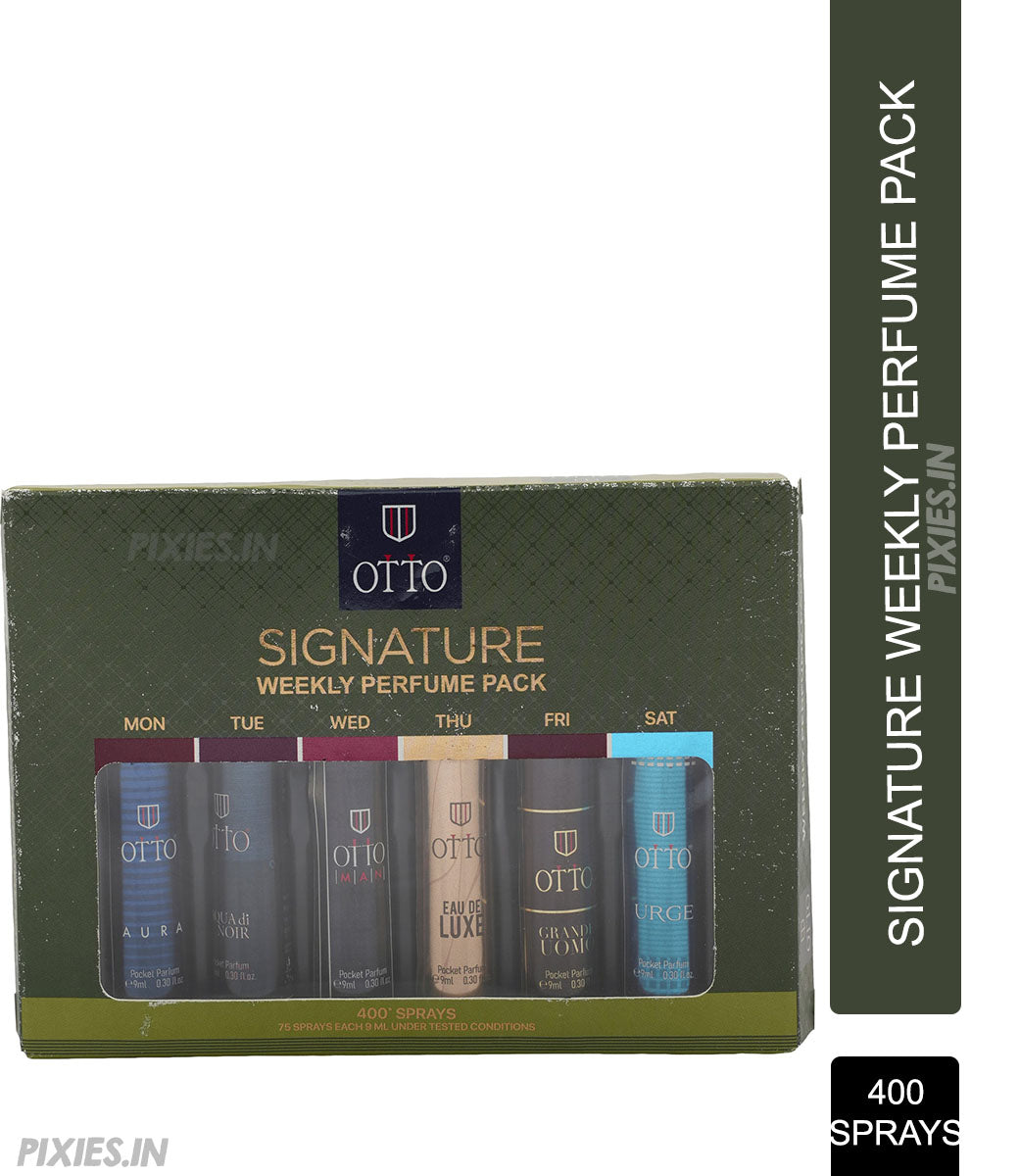 OTTO Signature Weekly Perfume Pack (9ml x 6) – Pixies.in