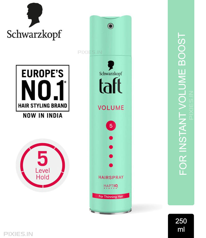 Schwarzkopf Taft Volume Hair Spray 250 ml | Extra Strong Hold & Salon ...