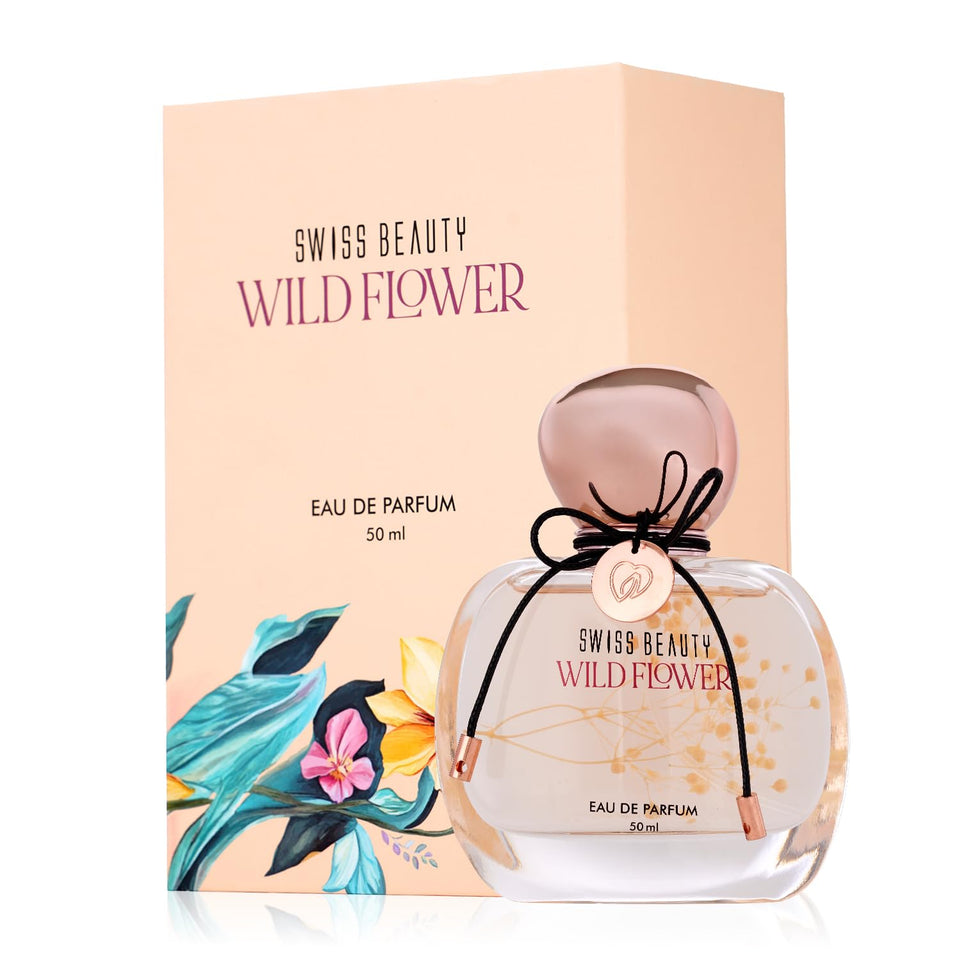 Swiss Beauty Wild Flower Eau De Parfum 50 ml | Floral-Woody Perfume for ...