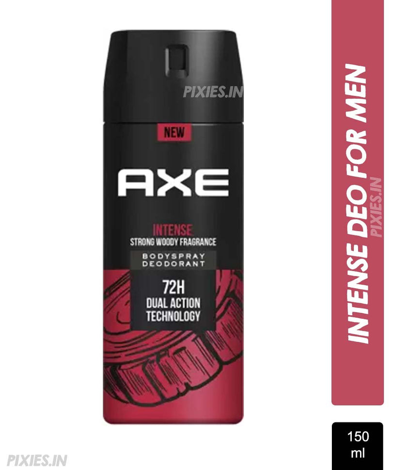 Buy AXE Intense Deodorant,72Hrs Dual Action Technology For Men (150ml ...