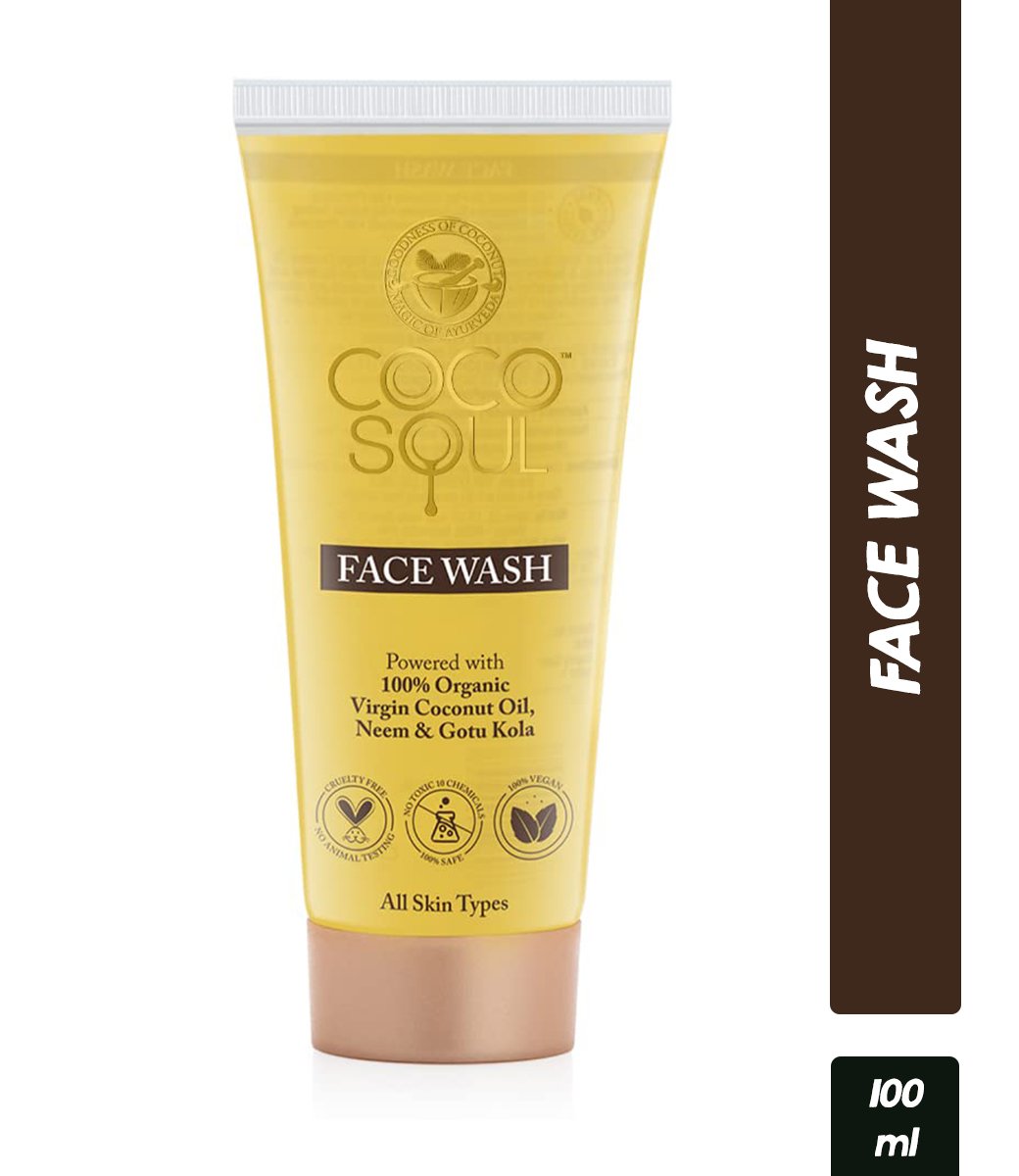 Buy Coco Soul Face Wash with Coconut | Neem & Ayurveda for Pore ...