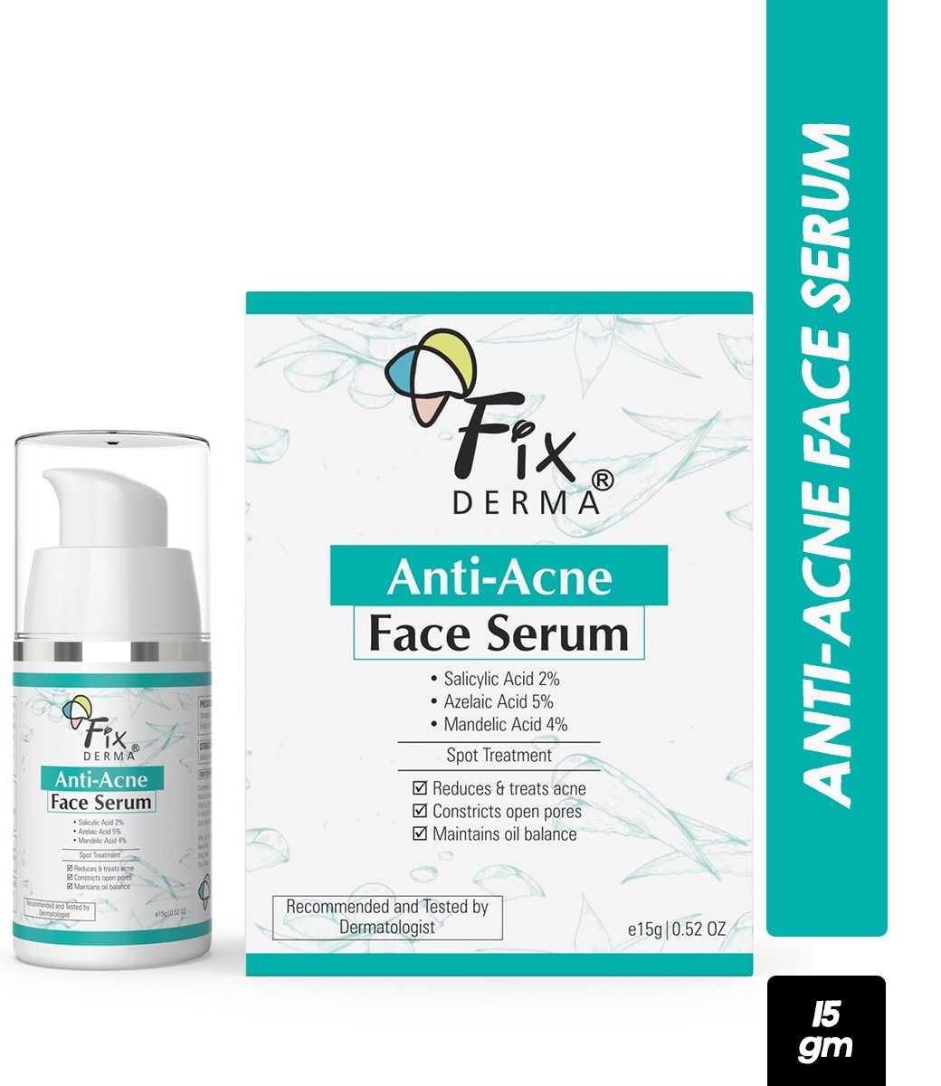 Buy Fixderma Anti Acne Face Serum For Oily Skin & Spot Treatment (15g ...