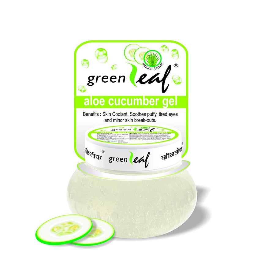 Buy Green Leaf Aloe Cucumber Gel (120gm) Online in India – Pixies.in