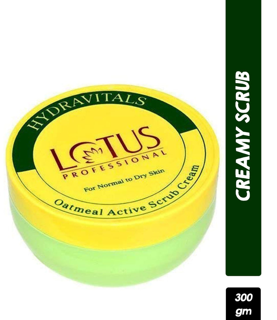 Buy Lotus Professional Hydravitals Oatmeal Active Scrub Cream (260gm ...
