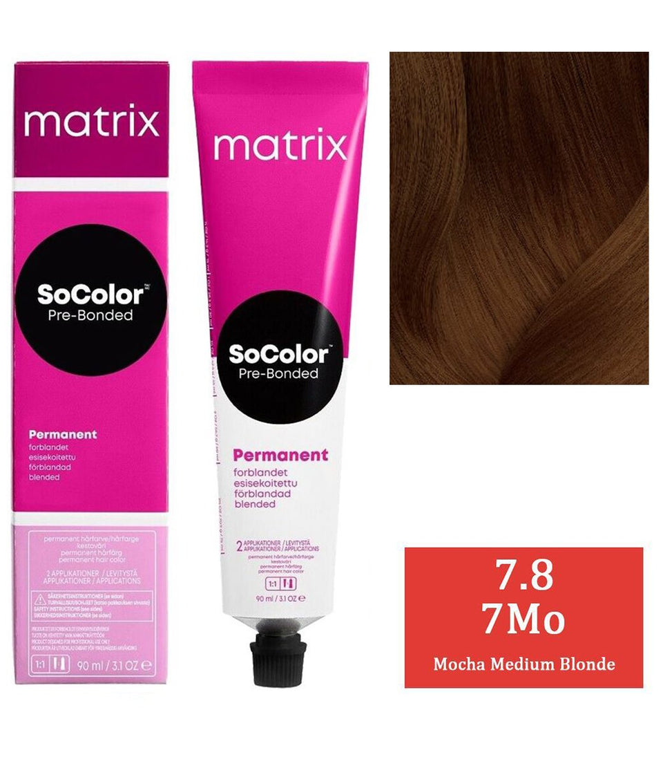 Buy Matrix SOCOLOR 7.8 7Mo (Mocha Medium Blond) Online in India – Pixies.in