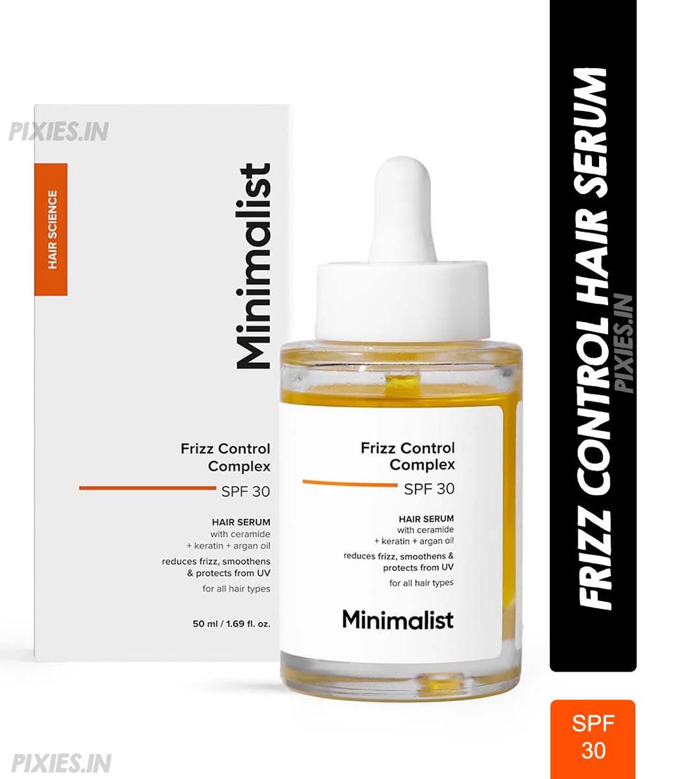 Buy Minimalist Frizz Control Complex SPF 30 Hair Serum (50ml) Online in ...