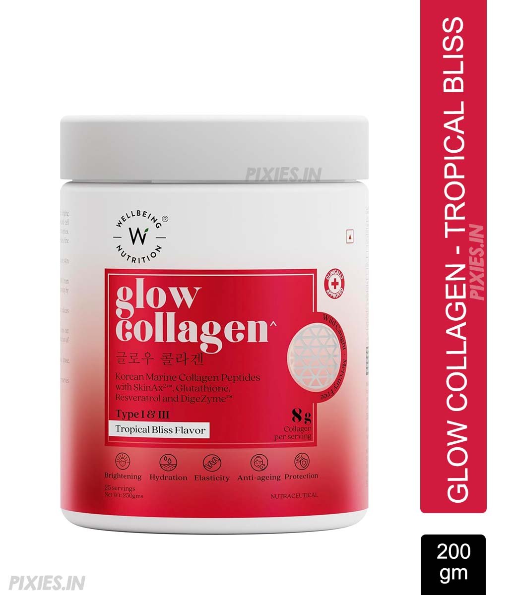 Buy Wellbeing Nutrition Glow Collagen Peptides, Reduces Pigmentation ...